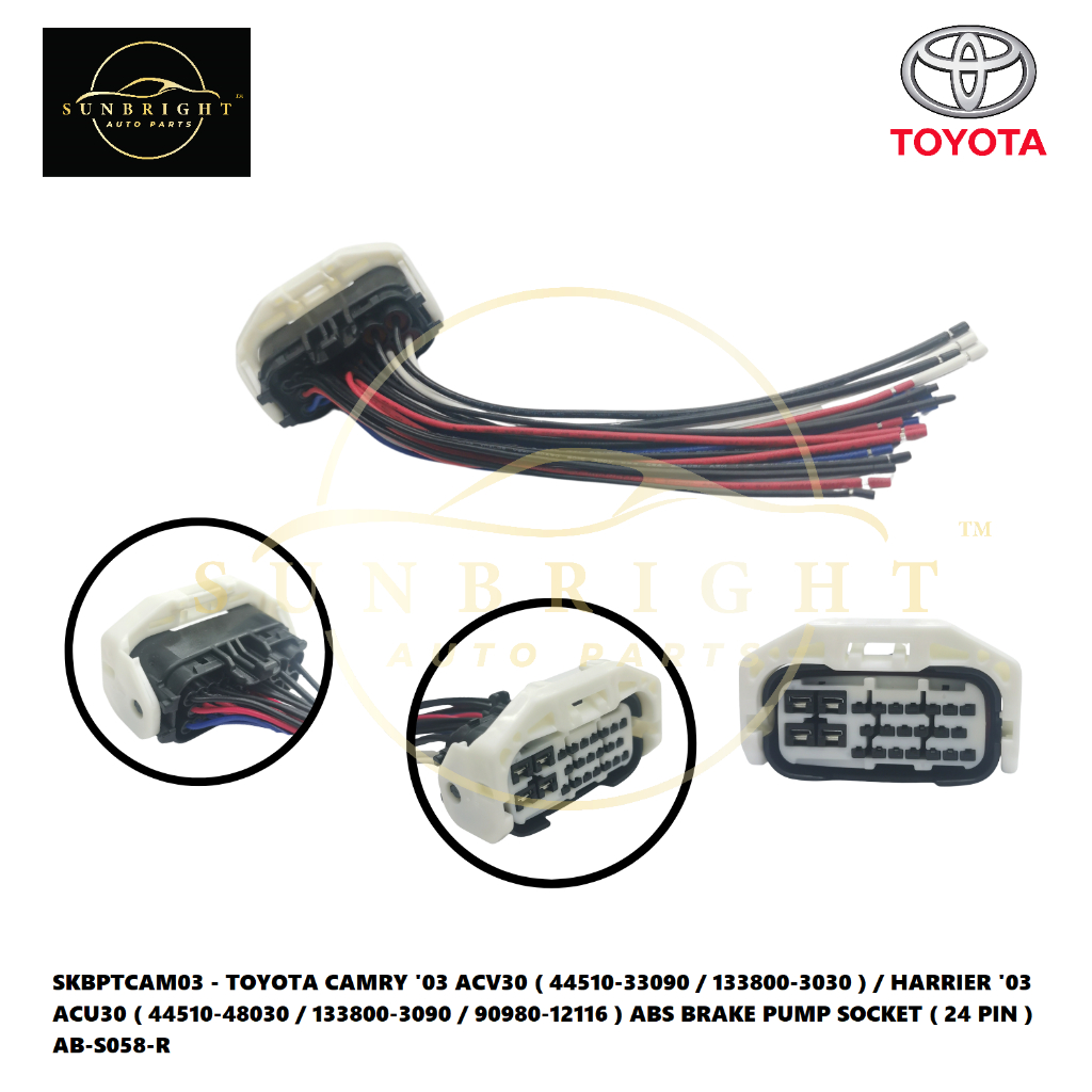 TOYOTA CAMRY '03 ACV30 / HARRIER '03 ACU30 ( 133800-3090 / 90980-12116 ...
