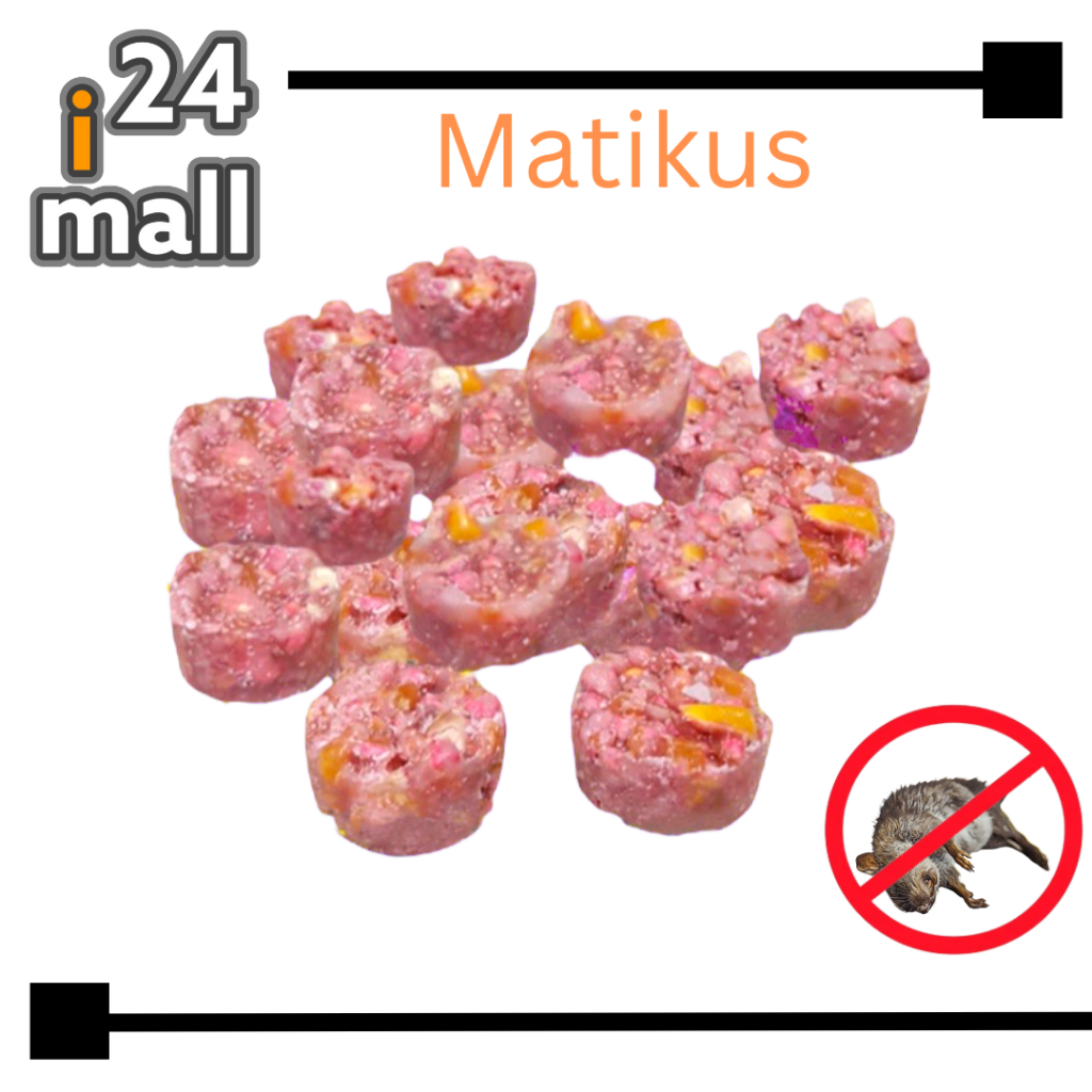 [100G] MATIKUS Ubat Tikus Rat Bait Rodent Bait Mouse Bait Umpan Tikus ...