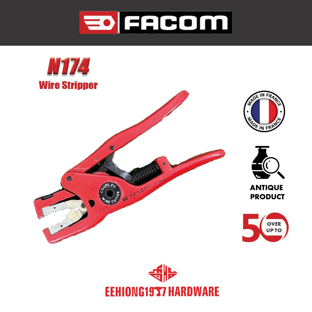 FACOM N174 wire stripper Over 50 years made in France wire cutter ...
