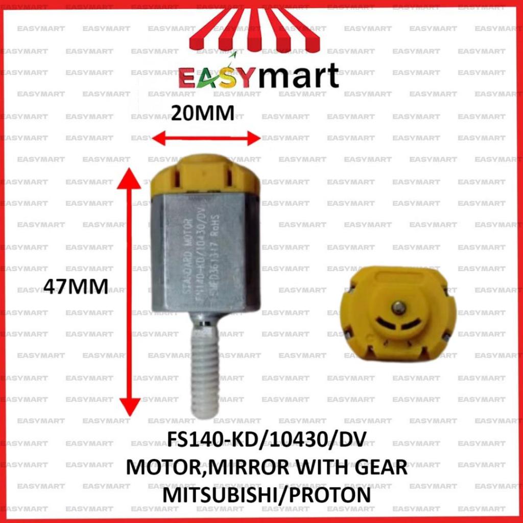Motor Mirror With Gear Side Mirror Cermin Sisi Gear Motor Mitsubishi Proton Use FS140-KD/10430 ...