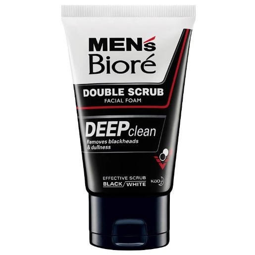 BIORE Men's Double Scrub Facial Foam 100 g | Shopee Malaysia