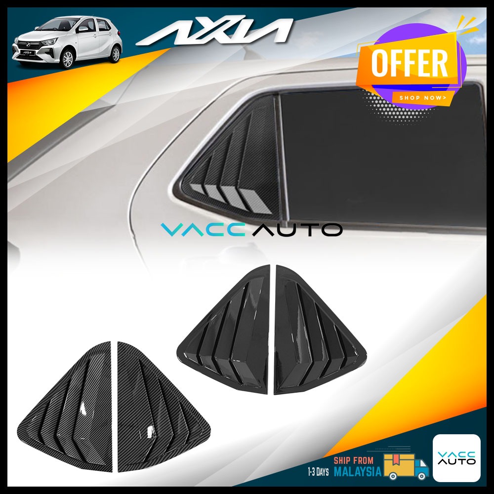 Perodua Axia 2nd Gen 2023 - 2025 (A300) Window Triangle Cover Protector ...