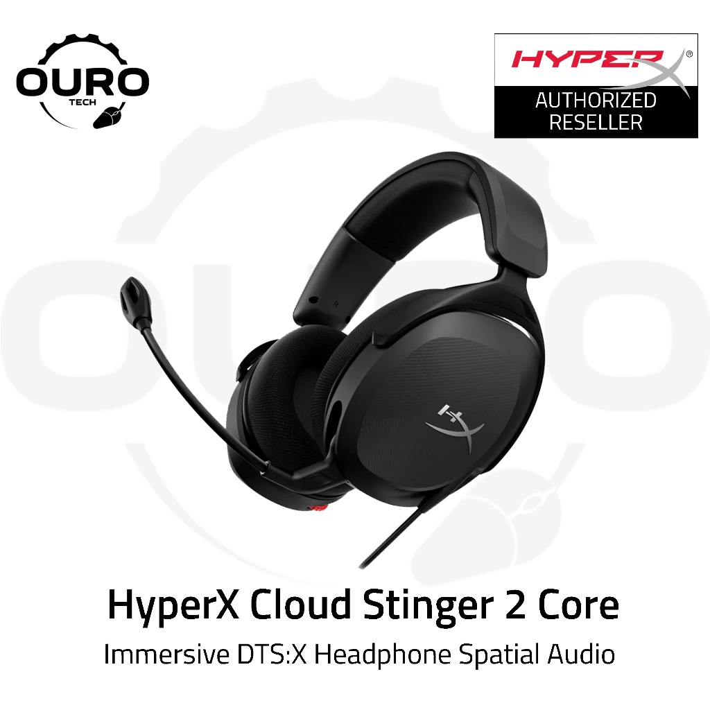 HyperX Cloud Stinger 2 Core Gaming Headset | Headphone | Immersive DTS:X Headphone Spatial Audio ...