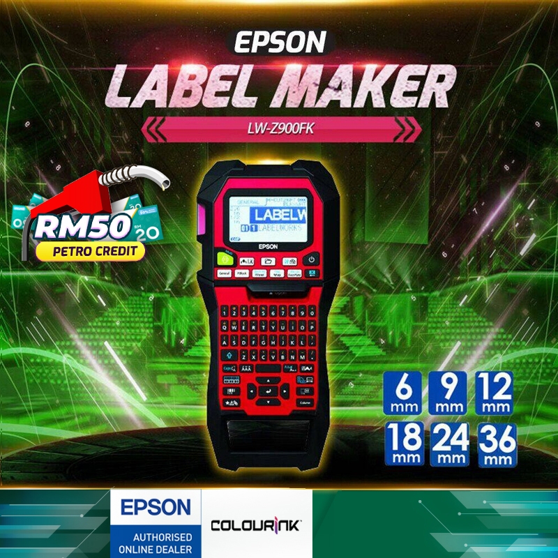 Epson Labelwork LW-K400 LW-600P LW-700 LW-1000P Z700FK Z900FK Portable ...