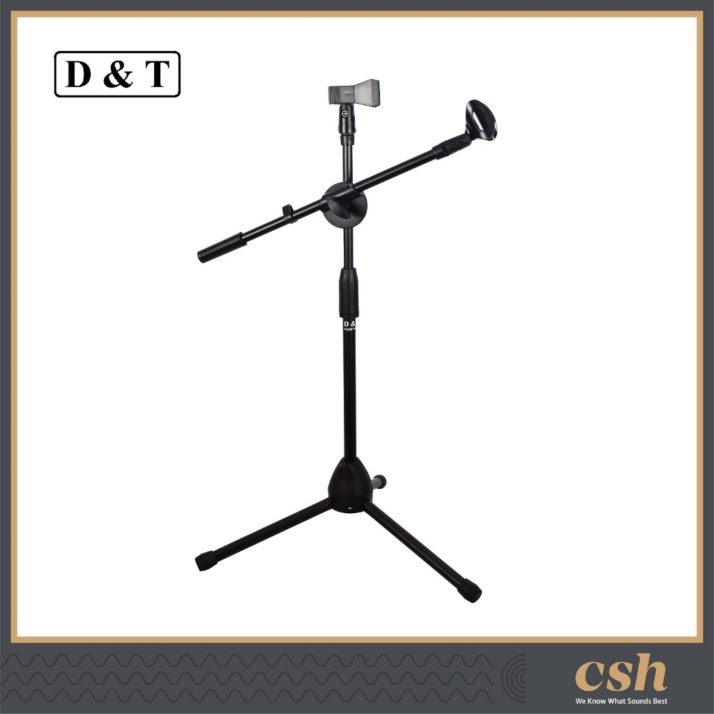 D&T MS100 / MS200 Microphone Stand Mic Stand With Mic Holder | Shopee ...