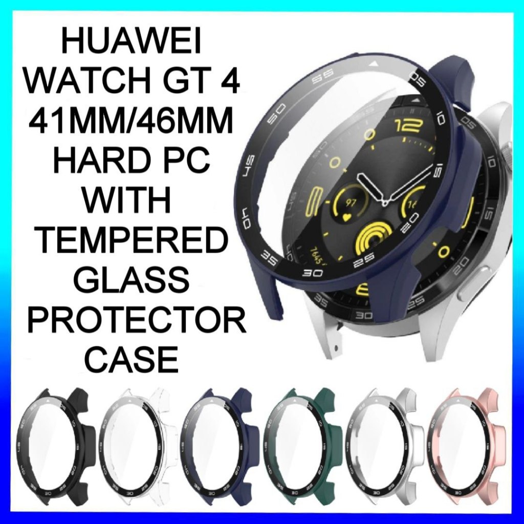Huawei Watch GT4 46mm Lettering Hard PC With Tempered Glass Full ...