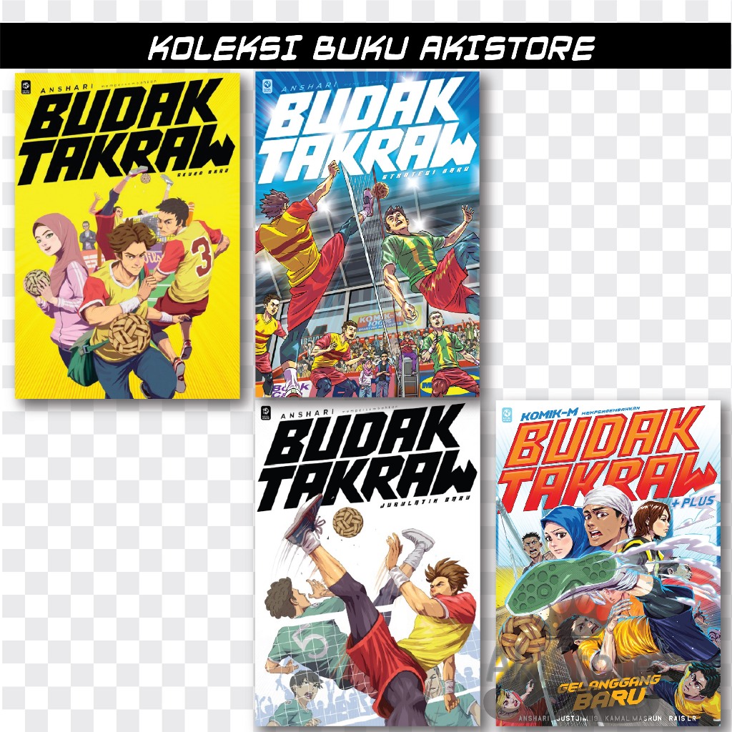 Buku Komik M BUDAK TAKRAW Skuad Baru Budak Takraw Jurulatih Baru Strategi Baru Buku Komik Remaja ...