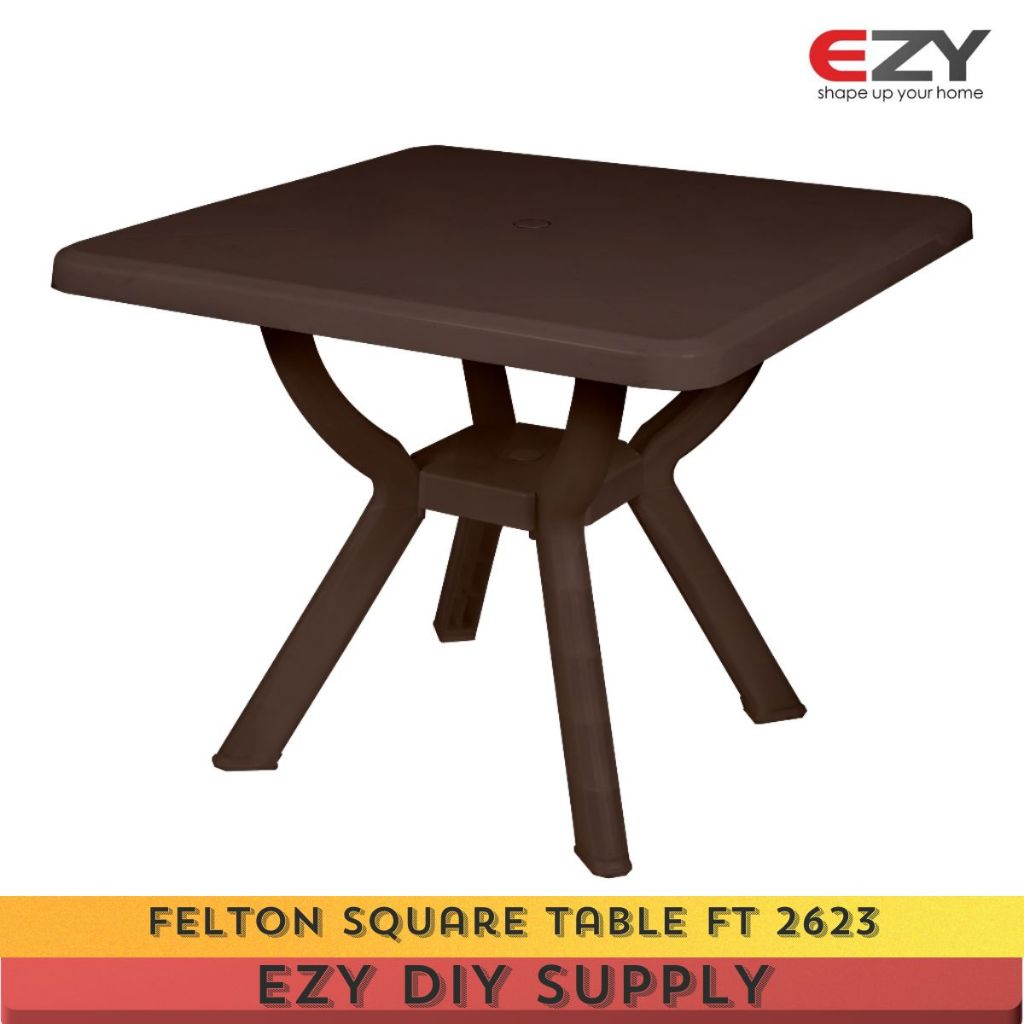 Felton Square Table, Compact Table, Indoo& Outdoor, Easy Carry, Felton ...
