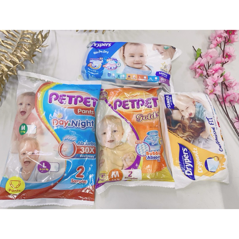 Petpet /Drypers Tape /Diapex Tape/ Pants Diaper Mini Pack 1Pek-2Pcs | Shopee Malaysia