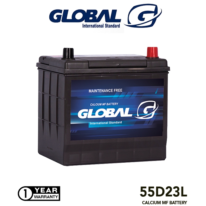 GLOBAL 55D23L Maintenance Free BATTERY For PROTON Exora/ Preve/ Inspira ...