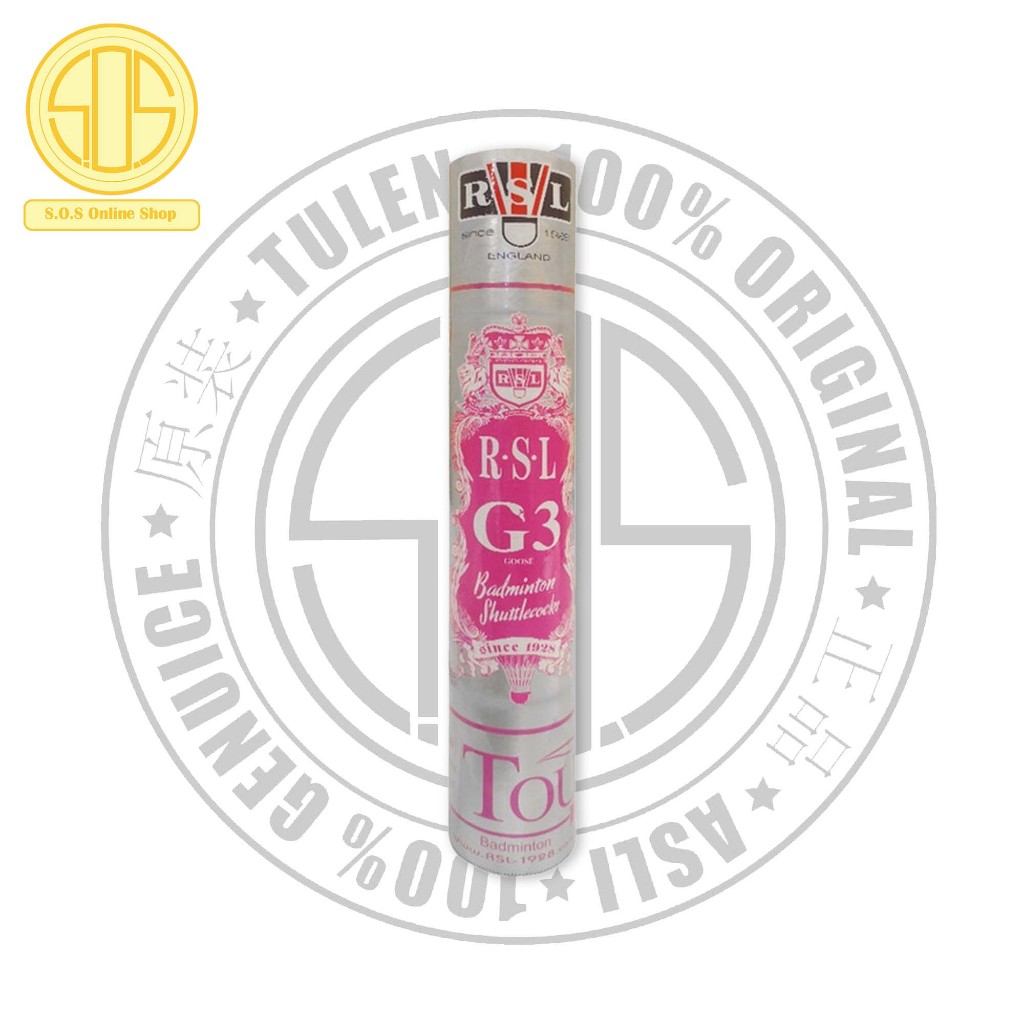 RSL Classic/ No.1 Gold/ Official/ A9/ G2/ G3 Badminton Shuttlecock Bulu ...