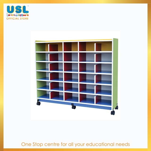 Economy Pigeon Hole Shoe Rack (Original USL) | Colourful Pigeon Hole ...