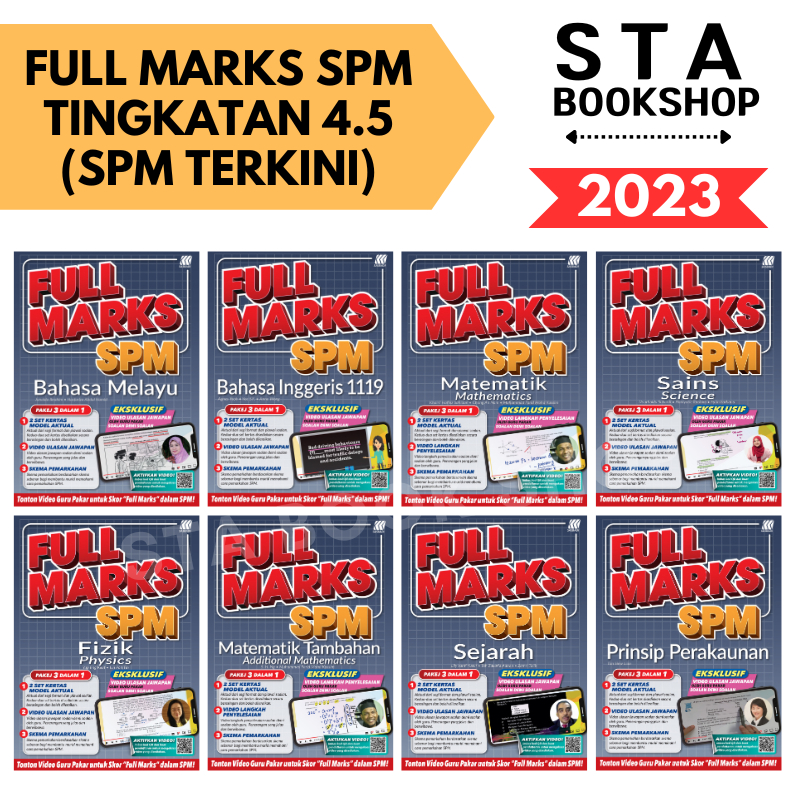 [STA] 2024 FULL MARKS SPM TINGKATAN 4 & 5 (SASBADI) | Shopee Malaysia
