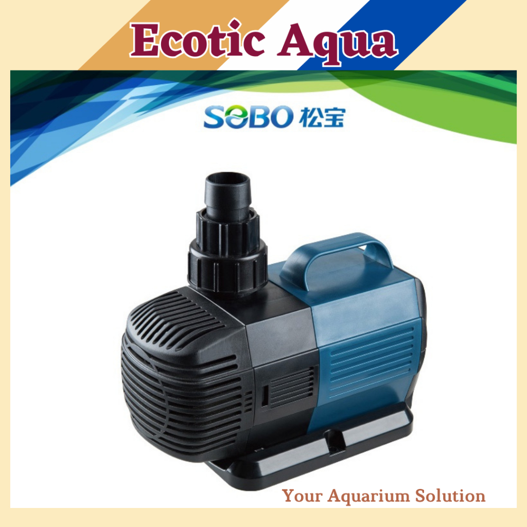 SOBO Amphibious Intelligent Variable Eco Water Pump Fountain Pond Kolam ...