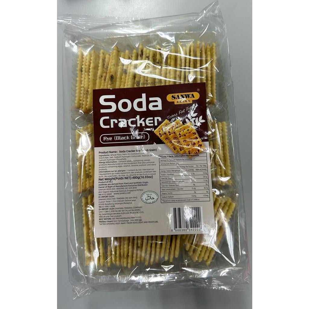 Sanwa Soda Cracker 480gm / Original, Saltine, Sesame & Grain 5 | Shopee ...