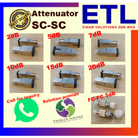 SC Attenuator FC attenuator | Shopee Malaysia