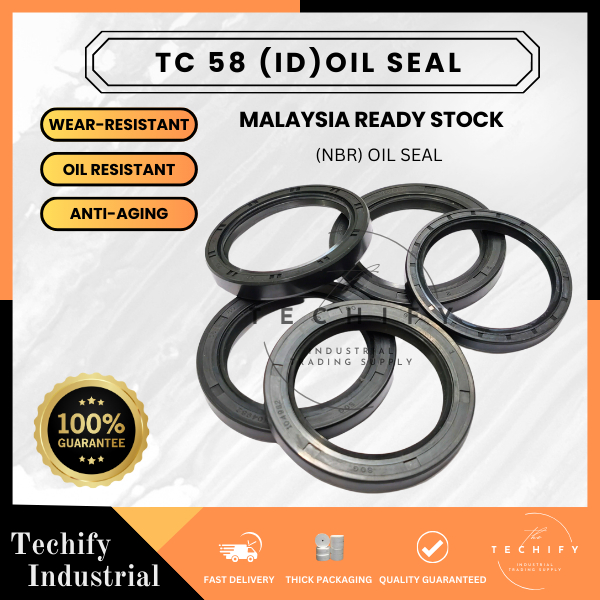 NBR TC 58 (ID) OIL SEAL (TC 58 X 70/72/75/80/85 X 8/9/10/12) - NBR OIL ...