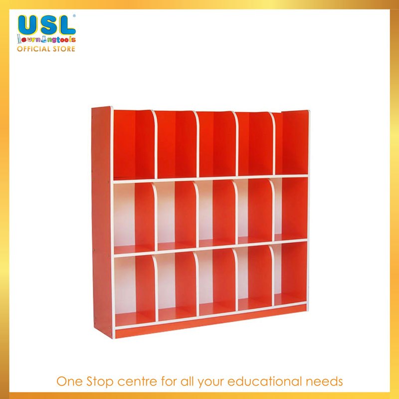 Economy Bag Cubby Shelf | KId Bag Cubby Shelf | Red Furniture | High ...