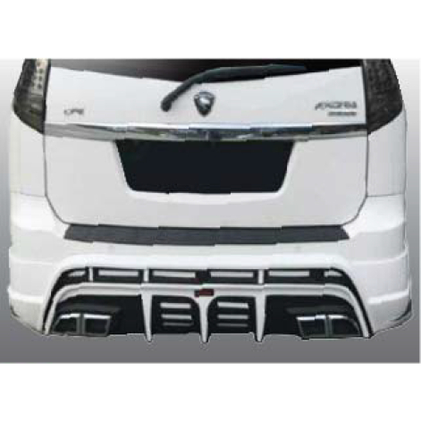 PROTON EXORA BOLD 2012-2019 ( BLACK BISON V2 + ABS CHROME COVER) REAR ...