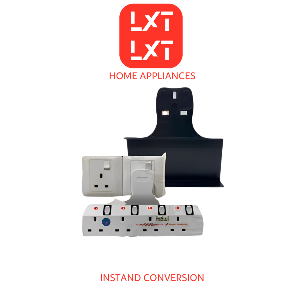 Trailing Socket Extension Instant Conversion From 1 Socket to Multi ...