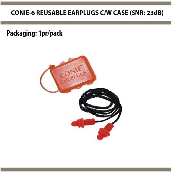 CONIE-6 CORDED EARPLUG C/W CASING (SNR: 23dB) | Shopee Malaysia