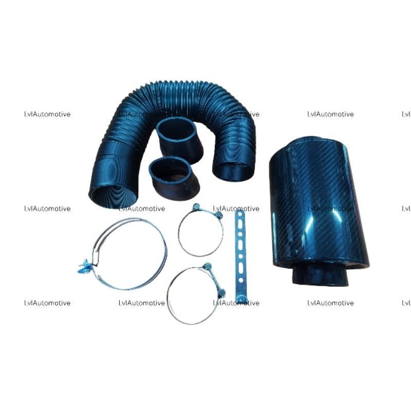 Universal Car 4x4 Trucks Jeeps Real Carbon Fiber Car Engine Intake ...