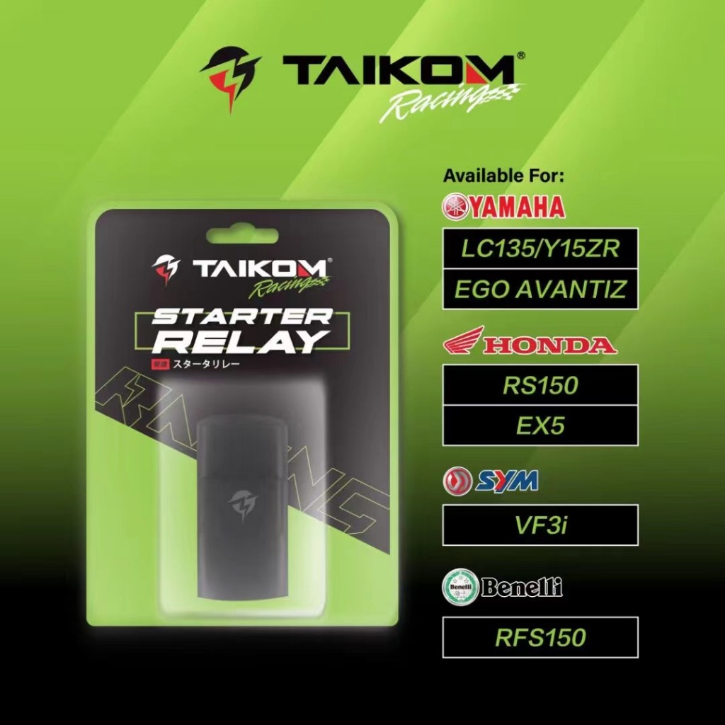 TAIKOM RACING STARTER RELAY ST LC135 Y15ZR EX5 RS150 RS EGO AVANTIZ ...