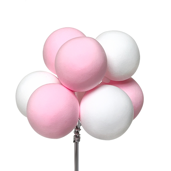 Colorful Clay PVC Balloon Topper Cloud Topper Rainbow Topper Cake ...