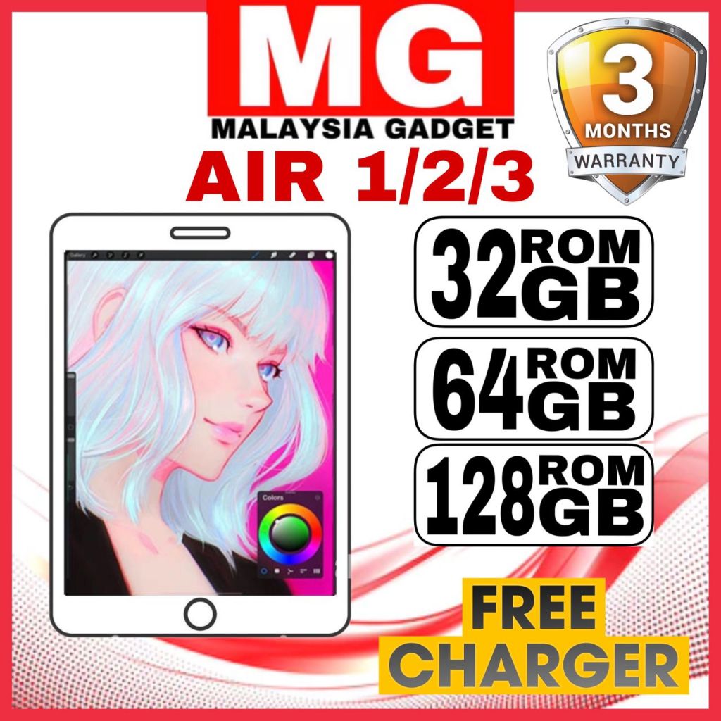 Tab, Tablet, Pad Air 1, Air 2, Air 3, Air 4 16GB, 32GB, 64GB [3 Month ...
