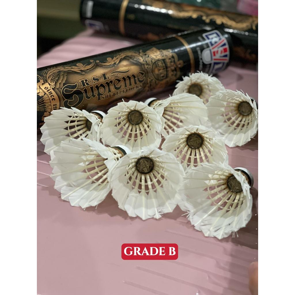 Shuttlecock Original RSL Supreme Grade B used ball (training) | Shopee ...
