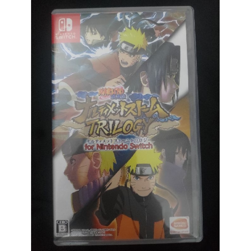 Nintendo switch Naruto Shippuden Ultimate Ninja Storm Trilogy used ...