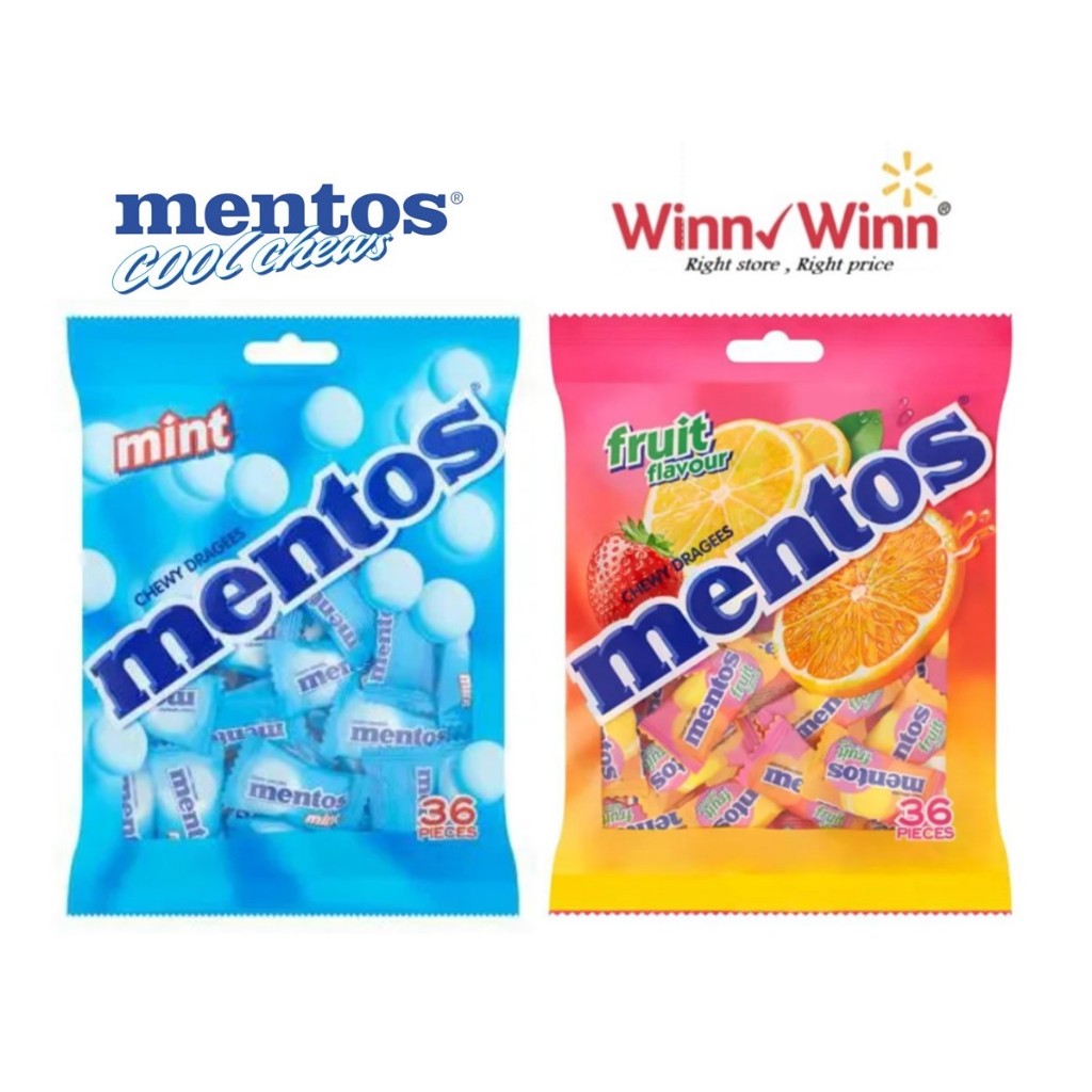 Mentos Chewy Dragees (36 Pcs) | Shopee Malaysia
