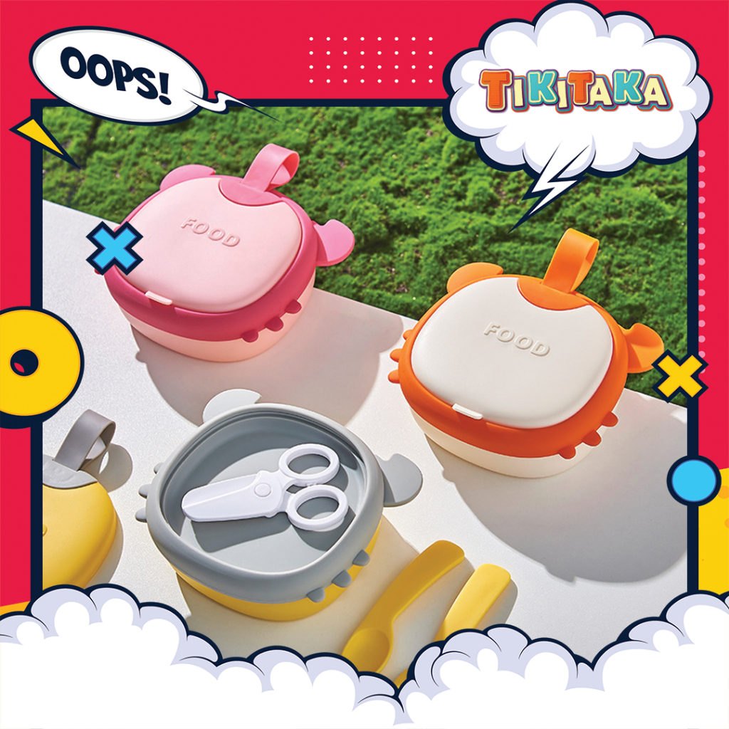 Food Grade Silicone Portable Bowl Crab Design Lunch Box Microwave Bento ...