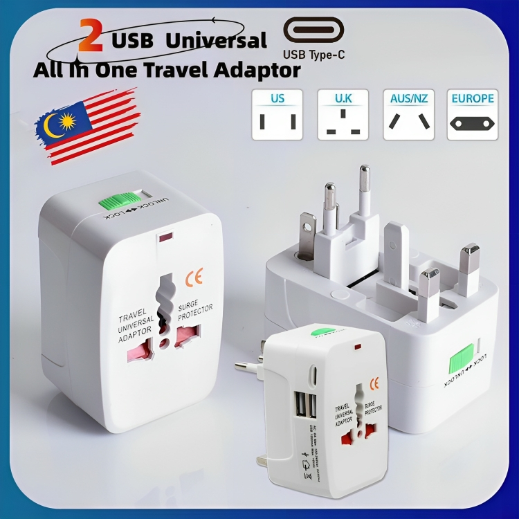 Ready Stock🇲🇾All in one Worldwide Universal International Travel ...