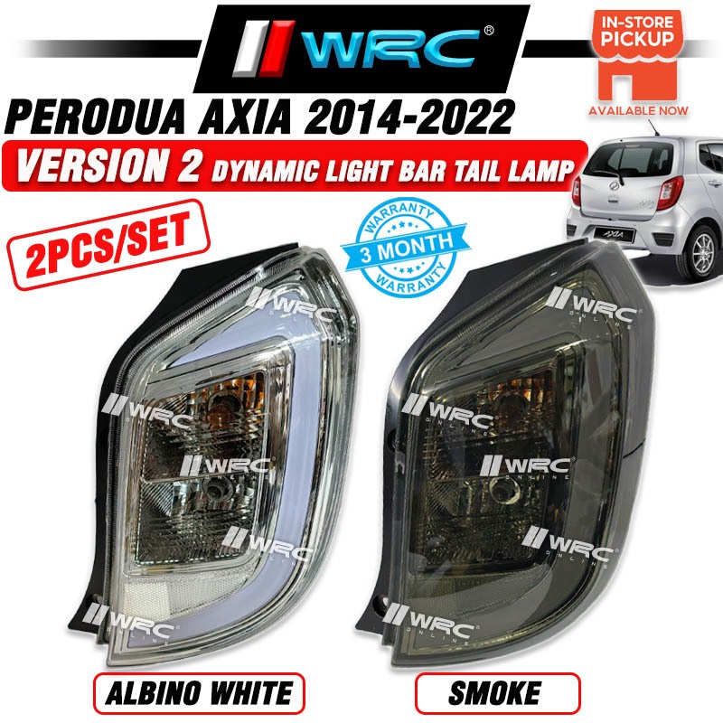 Perodua Axia 2014 - 2022 Version 2 Dynamic Light Bar Tail Lamp | Shopee ...