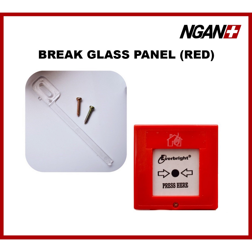 Red Break Glass/ Red Manual call point | Shopee Malaysia