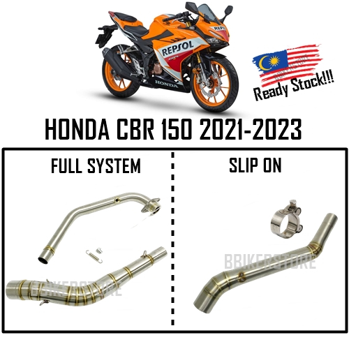 Honda CBR 150 R SLIP ON Front Exhaust Full Systems Link Connect Middle ...