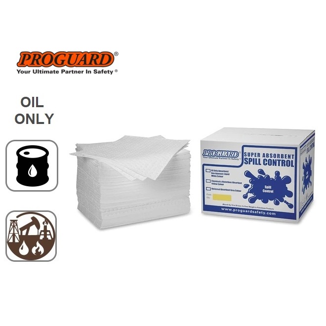 Proguard Absorb Up 15 to 20 Time 145 L Oil Only Laminated Sorbent Pad ...