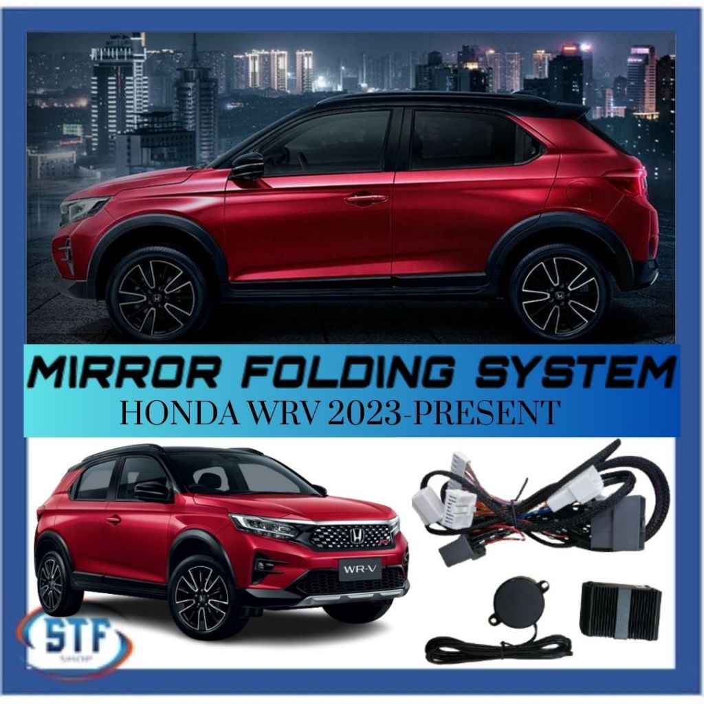 HONDA WRV 2023 AMARK Side Mirror Auto Fold System Socket Plug & Play ...