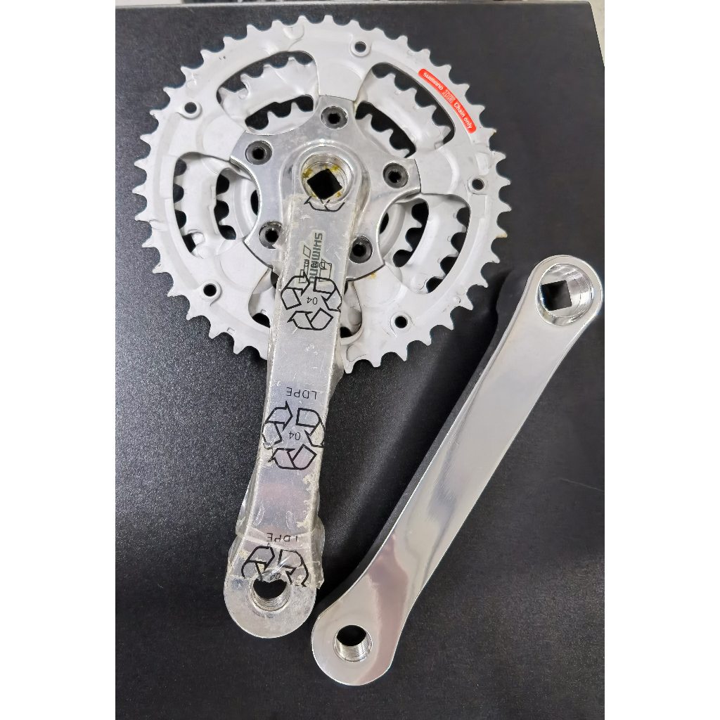 SHIMANO ALIVIO crank IG chain Mountain bike old school 170mm Made in ...