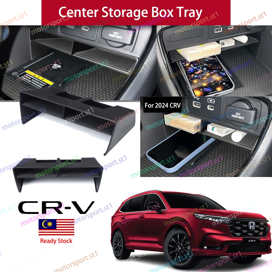 [READY STOCK]Honda CRV 2024-2025 Center Front Storage Box Tray Console ...