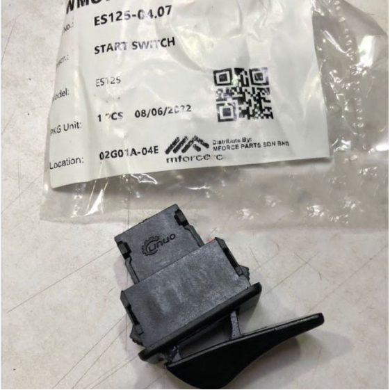 (100% ORIGINAL) WMOTO ES125 STARTER BUTTON // ES125-04.07 STATER ...
