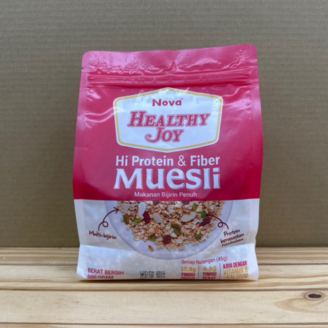 Nova Hi Protein & Fiber Muesli - 500g | Shopee Malaysia