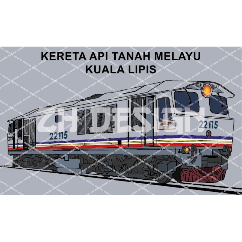 VECTOR🔥ILLUSTRATION🔥KERETA API | Shopee Malaysia