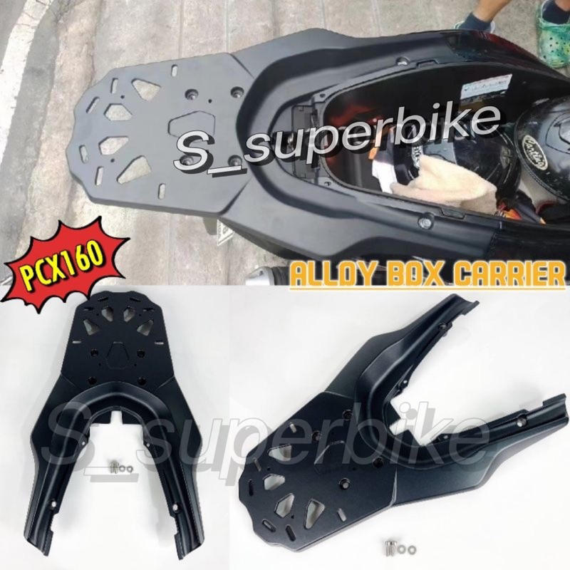PCX 160 ALLOY BOX CARRIER PCX 2018 PCX150 CNC Aluminum Alloy Motorcycle ...