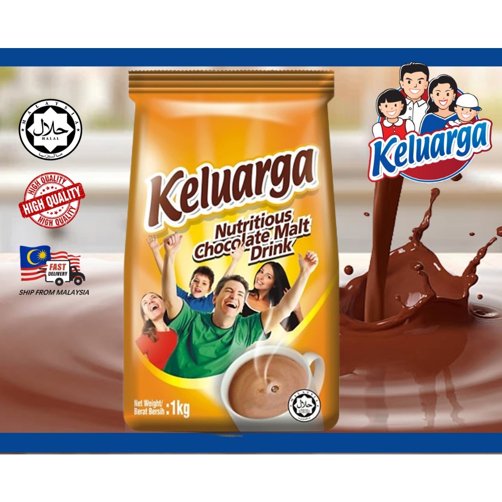 💥LELONG💥MURAH💥 CHOCOLATE MALT DRINKS (1KG/2KG) HIGH QUALITY MINUMAN KOKO COKLAT (1 PACK ...
