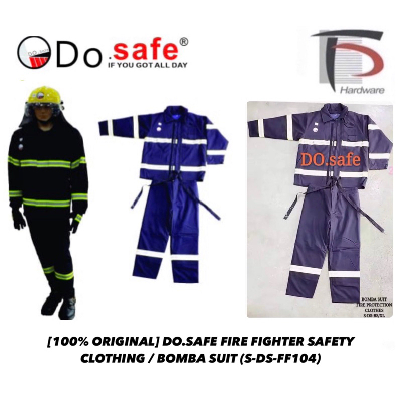 [100% ORIGINAL] DO.SAFE FIRE FIGHTER SAFETY CLOTHING / BOMBA SUIT (S-DS ...