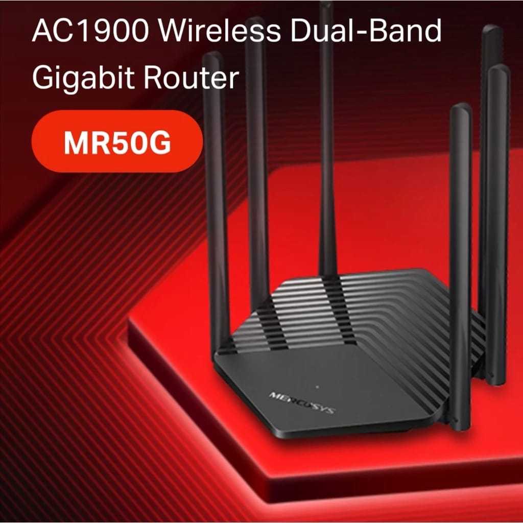 Mercusys MR50G Dual Band AC1900 WiFi Gigabit Router | Shopee Malaysia