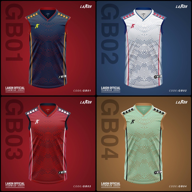 🔥SLEEVELESS JERSEY LAKOH SPORT🔥JERSI FUTSAL / JERSI BOLA / JERSEY TEAM ...
