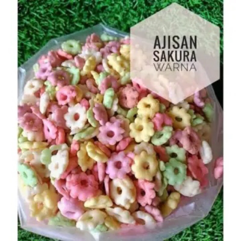 Cemilan/Jajanan Khas indonesia_Mantili Ajisan sakura warna sedap dan ...